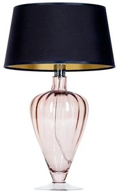 4concepts Luxusní stolní lampa BRISTOL TRANSPARENT COPPER Barva: Černo-zlatá