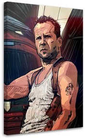 Gario Obraz na plátně John McClane fiktivní postava - Nikita Abakumov Rozměry: 40 x 60 cm