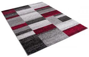 Kusový koberec Clea šedočervený 200x290cm
