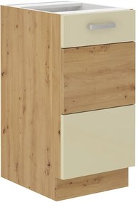 Kuchyňská skříňka Artisan 40 D 1F BB Barva dvířek krém lesk