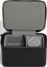 Cestovní krabička na hodinky a spony Stackers černá