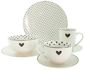 Porcelánový hrnek se srdíčkem Love Birds