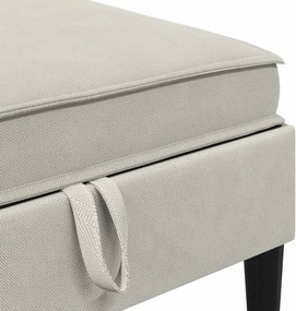 Sada nábytku do obývacího pokoje 5 ks Ovesná Textil 3413786