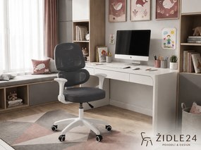 Dětská rostoucí židle PROKID - šedá síťovina