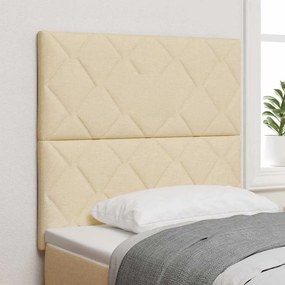 Čelo postele Krémová 90 cm textil 3337891