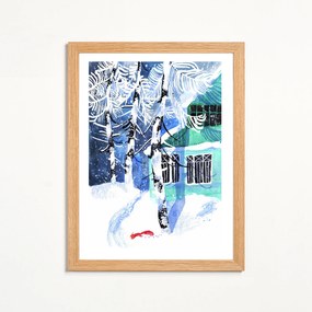 Kateřina Coufalová | Zima Rám: Černý, Velikost: 30 x 20 cm