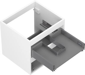 Mexen Box-A, závěsná skříňka 50 cm, 2 zásuvky, bílá matná, 91AX0-0500-470-2-01