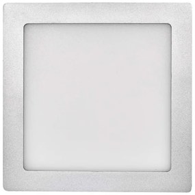 LED panel 224 × 224, čtvercový přisazený stříbrná., 18W neut.b. 71285