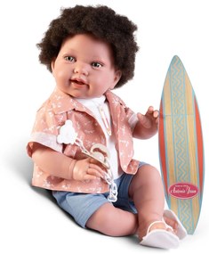 Antonio Juan 33361 PIPO HAIR - miminko s měkkým látkovým tělem - 42 cm