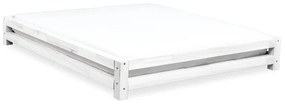 Benlemi Dvoulůžková postel JAPA Zvolte barvu: Bílá, Zvolte rozměr: 160 x 200 cm