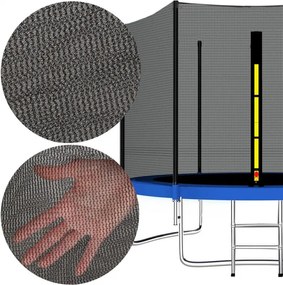 Ochranná síť na trampolínu 180 cm / 6 tyčí / výška 150 cm SPRINGOS