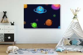 Obraz kouzelné planety - 90x60 cm