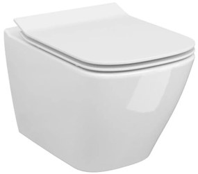 Cersanit S701-405-ECO - Závěsné WC s prkénkem CITY keramika/bílá S701-405-ECO