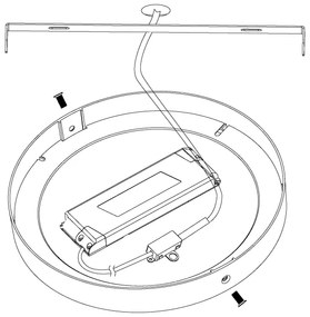 Eglo 98293 - LED Stmívatelné stropní svítidlo FUEVA-A LED/20W/230V + DO
