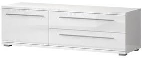 Tv Stolek Piano TV150-1K2F/PN-70/KA/70 crystal white