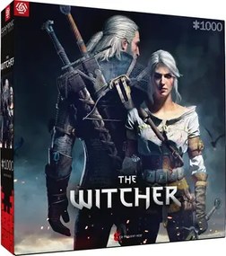 GOOD LOOT Puzzle The Witcher: Geralt  Ciri / 1000 dílků / 68,3 × 48 cm