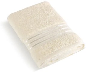 Bellatex Froté ručník a osuška kolekce Linie vanilková rozměr 70x140 cm