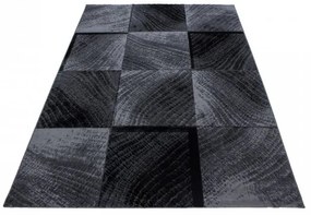 Vopi | Kusový koberec Plus 8003 black - 80 x 150 cm