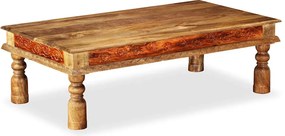 Konferenční stolek masivní mango a akácie  dřevo 110x60x38 cm 245140