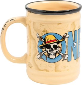 Hrnek Paladone 3D One Piece - Logo 350 ml Vícebarevná