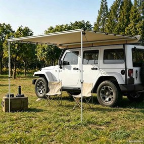 Markýza pro obytné vozy a karavany 3,6 x 3 x 2,15 m béžová 148146