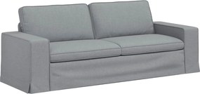 Set pohovek 2 ks Světle šedá textil 3407588