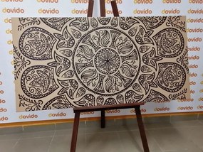 Obraz Mandala s abstraktním přírodním vzorem - 120x60 cm