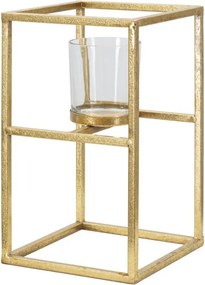 Svícen Elegant 25 cm zlatý