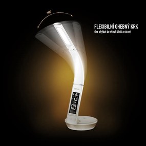 Retlux RTL 203 stmívatelná - LED lampa bílá Qi 6W