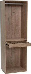 Otevřená modulární skříň v dekoru dubu v přírodní barvě 60x180x45 cm Modular – Casa Selección