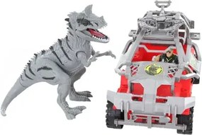 ORION Terénní auto s dinosaurem a figurkou / Herní set / 23 cm / plast