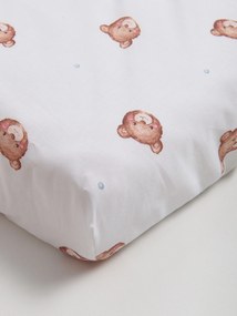 Sinsay - Prostěradlo s gumou s motivem medvídků - bílá