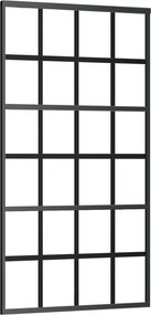 Posuvné dveře se sadou kování černé 102x205 cm ESG Glass 3375855