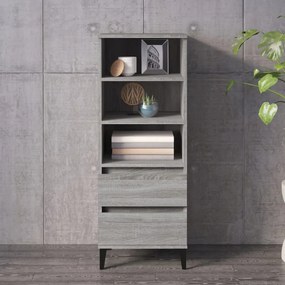 Fionshop 263910946 Skříň highboard šedá sonoma 40 x 36 x 110 cm kompozitn