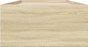 Rám postele dub sonoma 90 x 200 cm kompozitní dřevo 3280967