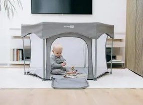 FreeON Dětská ohrádka Hexagon Quick Folding šedá / Rychlé skládání / 1