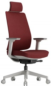 Kancelářská ergonomická židle OFFICE PRO K50 — bílá, více barev Červená