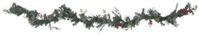 Osvícená vánoční girlanda 270 cm zelená ELBRUS Beliani