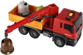 TEDDIES Auto technických služeb 27 cm / Plast / Na setrvačník / Světlo