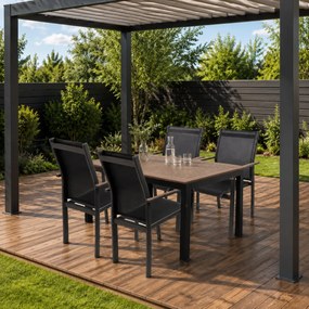 Doppler EXPERT WOOD Plus zahradní sedací souprava 4+1