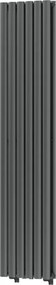 Mexen Dallas, topné těleso 1600x360 mm, 1039 W, antracitová, W214-1600-360-00-66