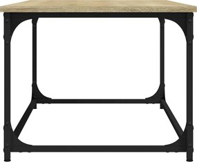 vidaXL Konferenční stolek 102x50x40 cm kompozitní dřevo a železo [823298] Barva: dub sonoma