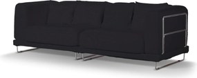Potah na pohovku IKEA Tylösand 3-místná nerozkládací barva černá látka pletený vzor
