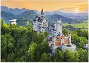 DINO Puzzle Jarní Neuschwanstein / 1000 dílků / od 15 let