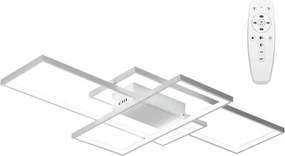Toolight - LED stropní svítidlo + dálkové ovládání APP385-CP, chromová, OSW-07860