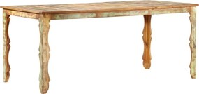 vidaXL Jídelní stůl 180 x 90 x 76 cm masivní recyklované dřevo [286491]