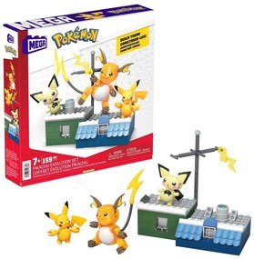 Stavebnice mattel mega construx pokémon pikachu evolution set