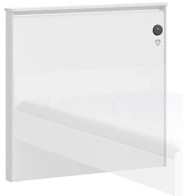 Čilek Studentská postel s úložným prostorem vyklápěcí s čelem 100x200 cm White