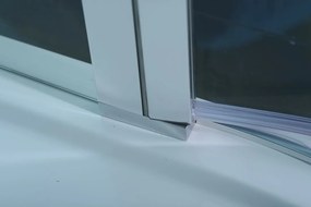 Polysan Polysan, ZOOM LINE čtvercová sprchová zástěna 1000x1000mm, čiré sklo, ZL5416