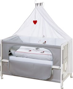 roba Dětská postýlka Room Bed, 60 x 120 cm (Adam & sova, bílá)